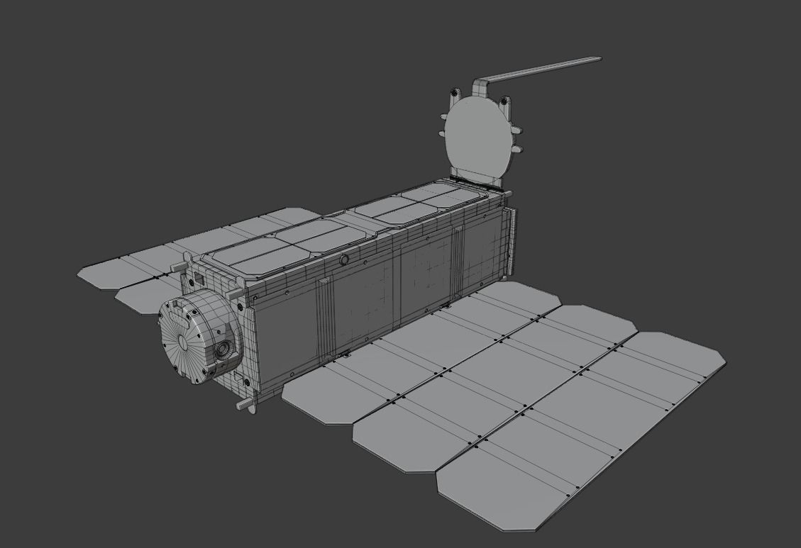 PLANET Dove Cube Satellite free 3D model | CGTrader
