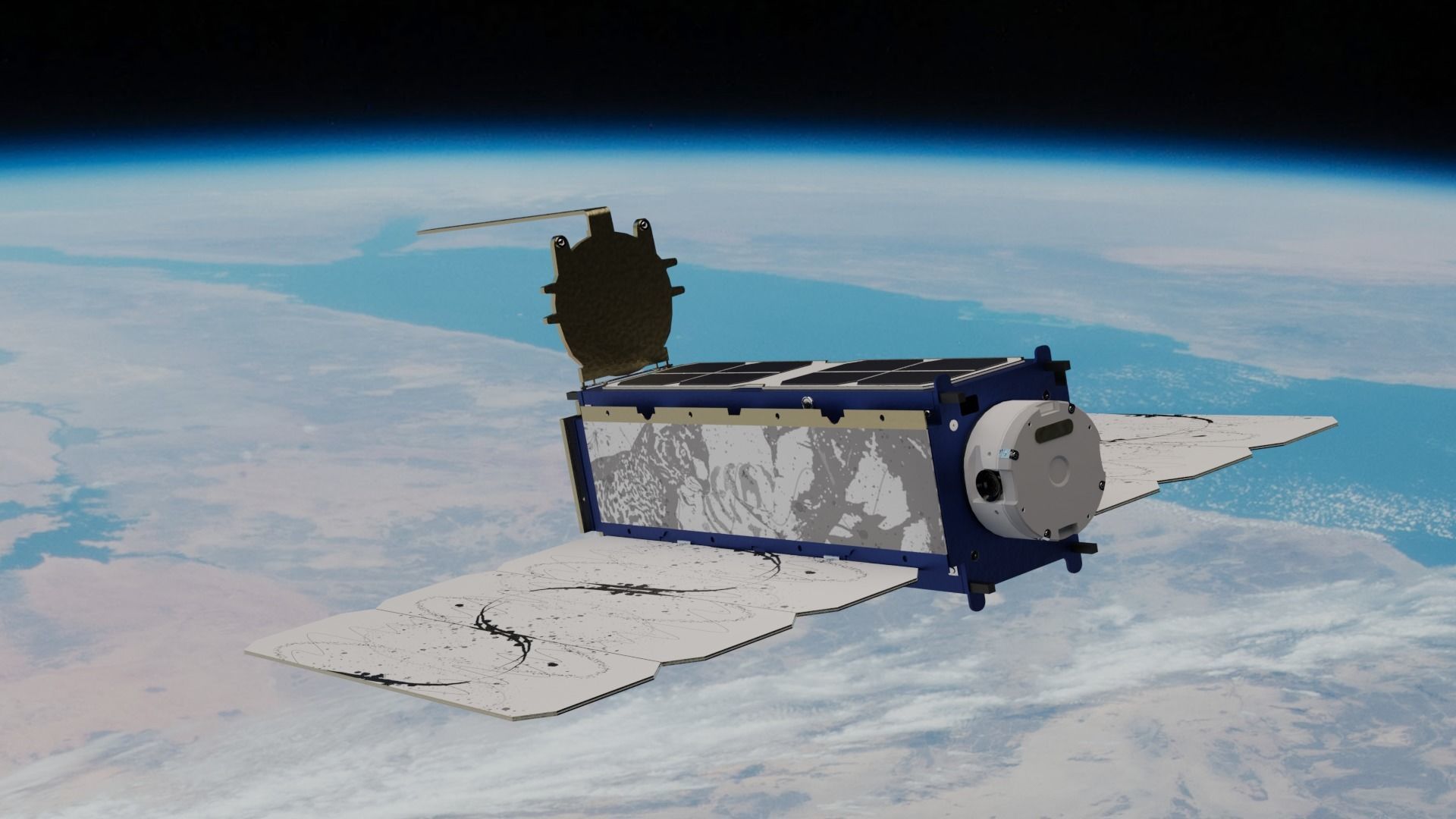 PLANET Dove Cube Satellite free 3D model | CGTrader