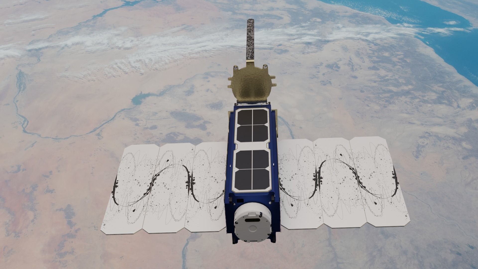 PLANET Dove Cube Satellite free 3D model | CGTrader