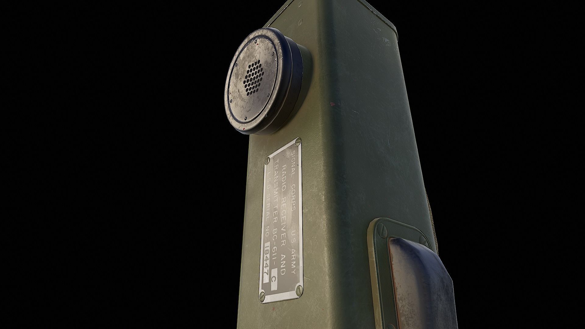 3D model SCR536 World War 2 walkie talkie VR / AR / low-poly | CGTrader