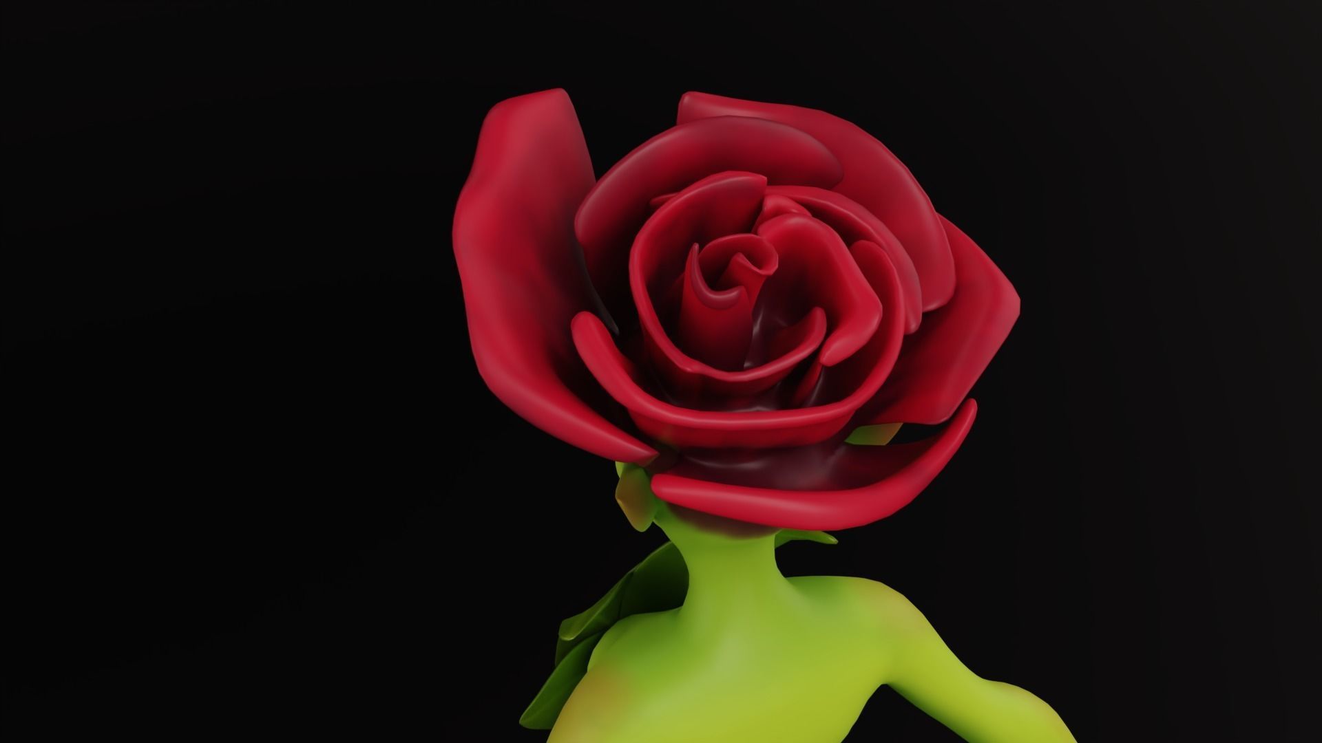 Humanoid Rose 3D model | CGTrader