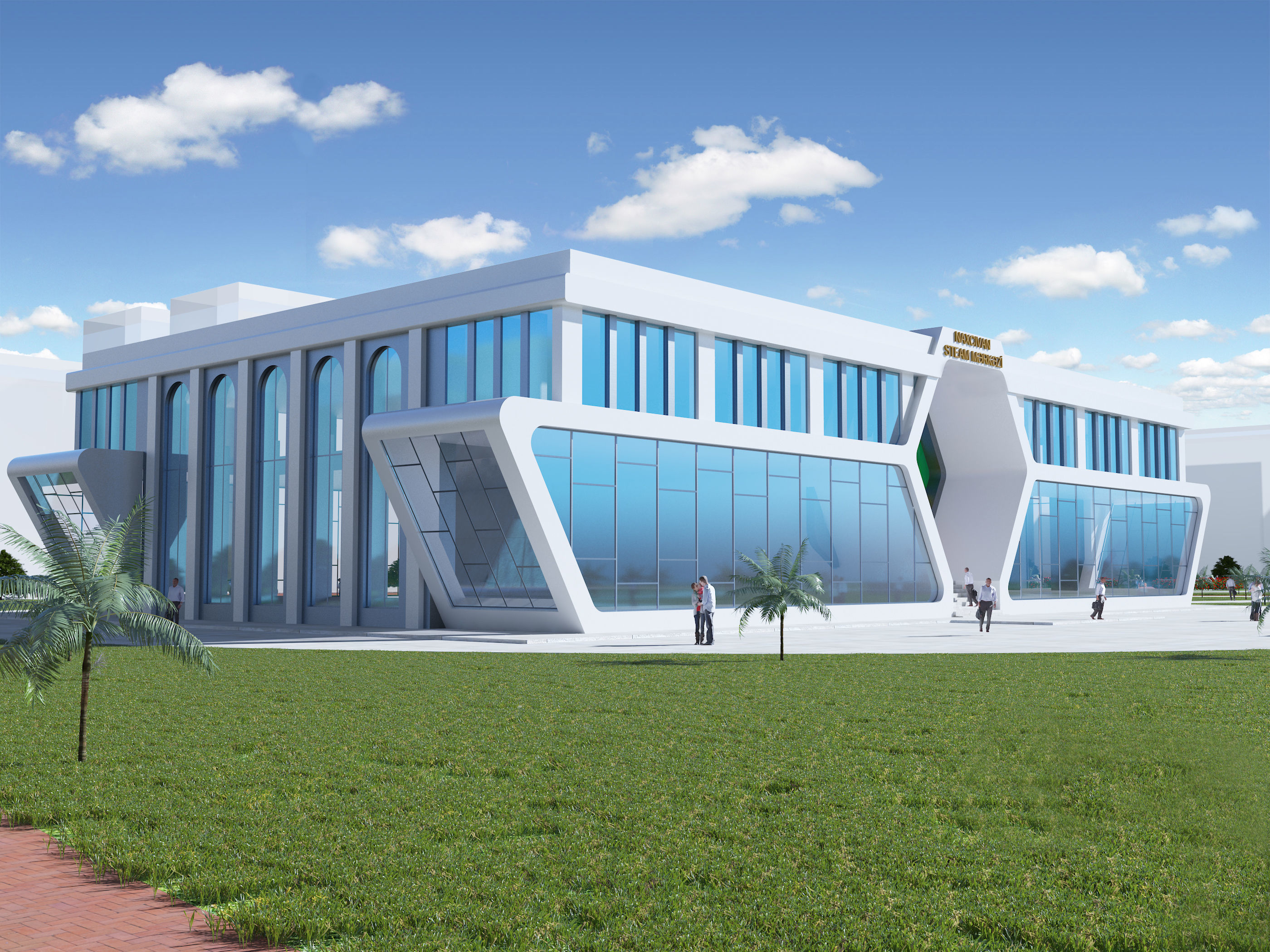 Steam Center 3D model | CGTrader