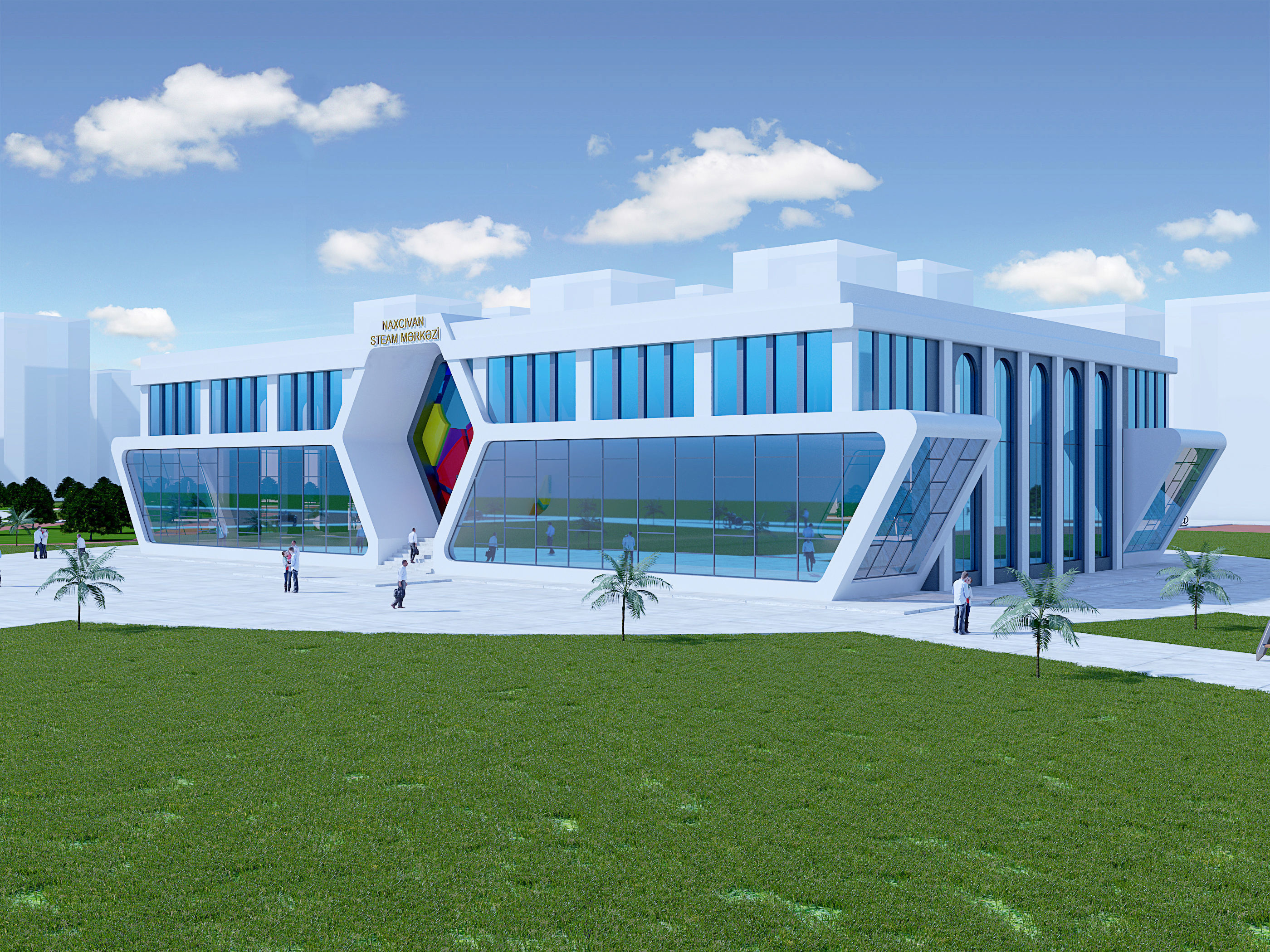 Steam Center 3D model | CGTrader