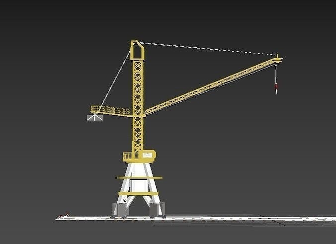 Crane Bk-1000 free 3D model | CGTrader