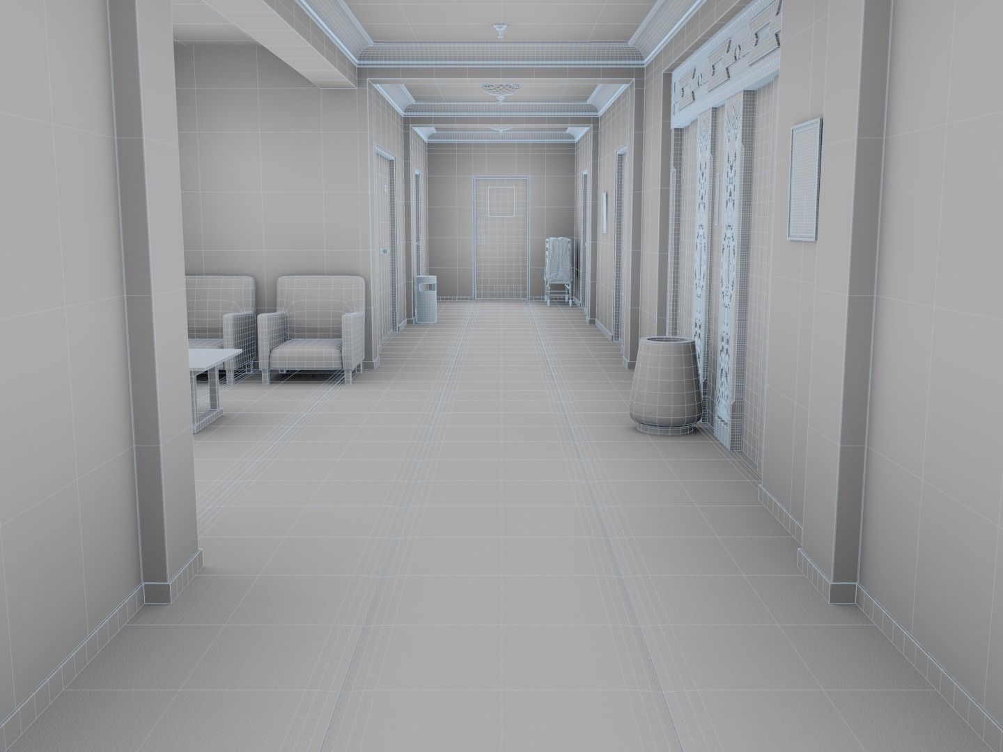 The Shining Overlook Hotel Interiors 3D Model Collection | CGTrader