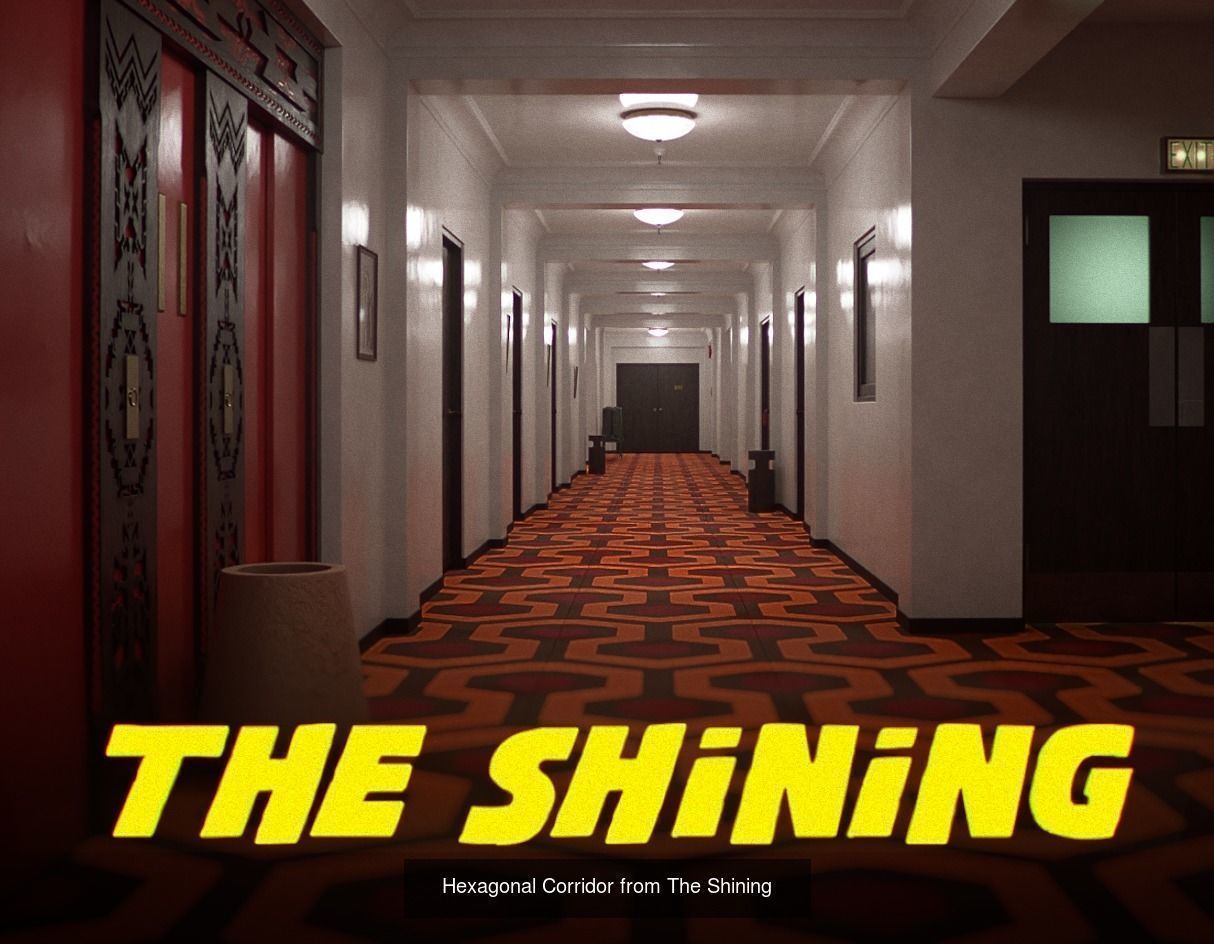 The Shining Overlook Hotel Interiors 3D Model Collection | CGTrader
