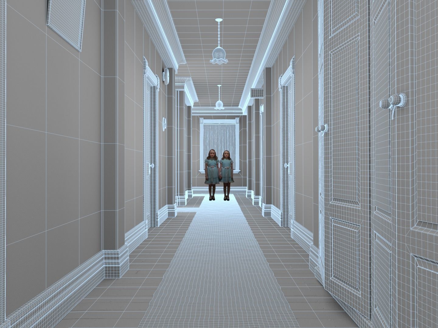 The Shining Overlook Hotel Interiors 3D Model Collection | CGTrader
