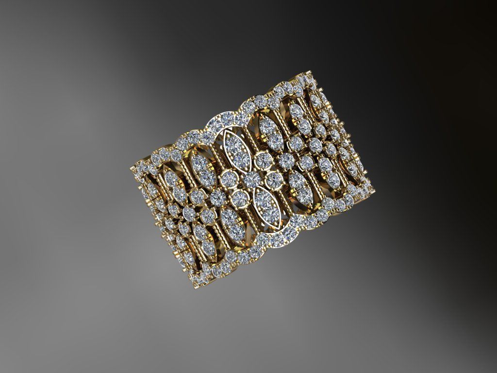 diamond ring New cad design 3D model | CGTrader