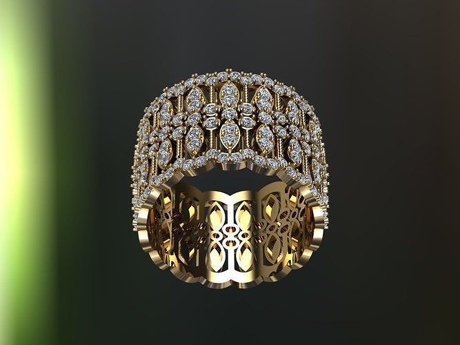 diamond ring New cad design 3D model | CGTrader