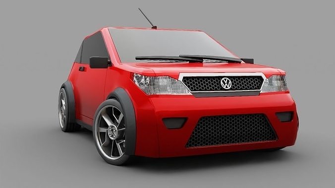 Concept 90s car 3D model | CGTrader