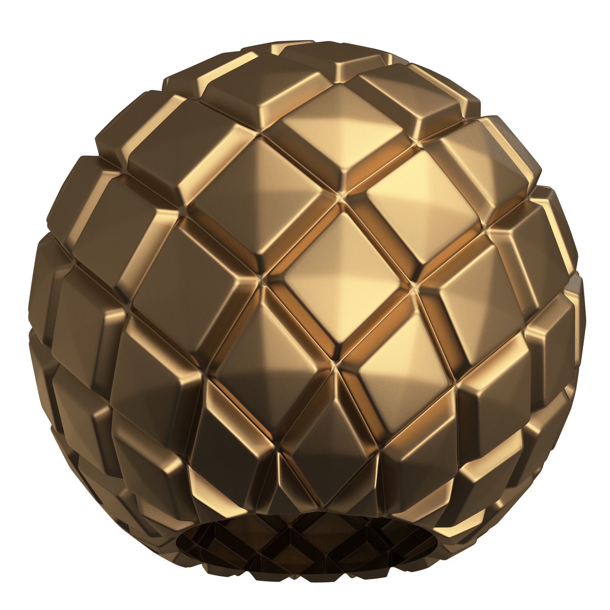 3D model Sphere with Rombs CNC VR / AR / low-poly | CGTrader