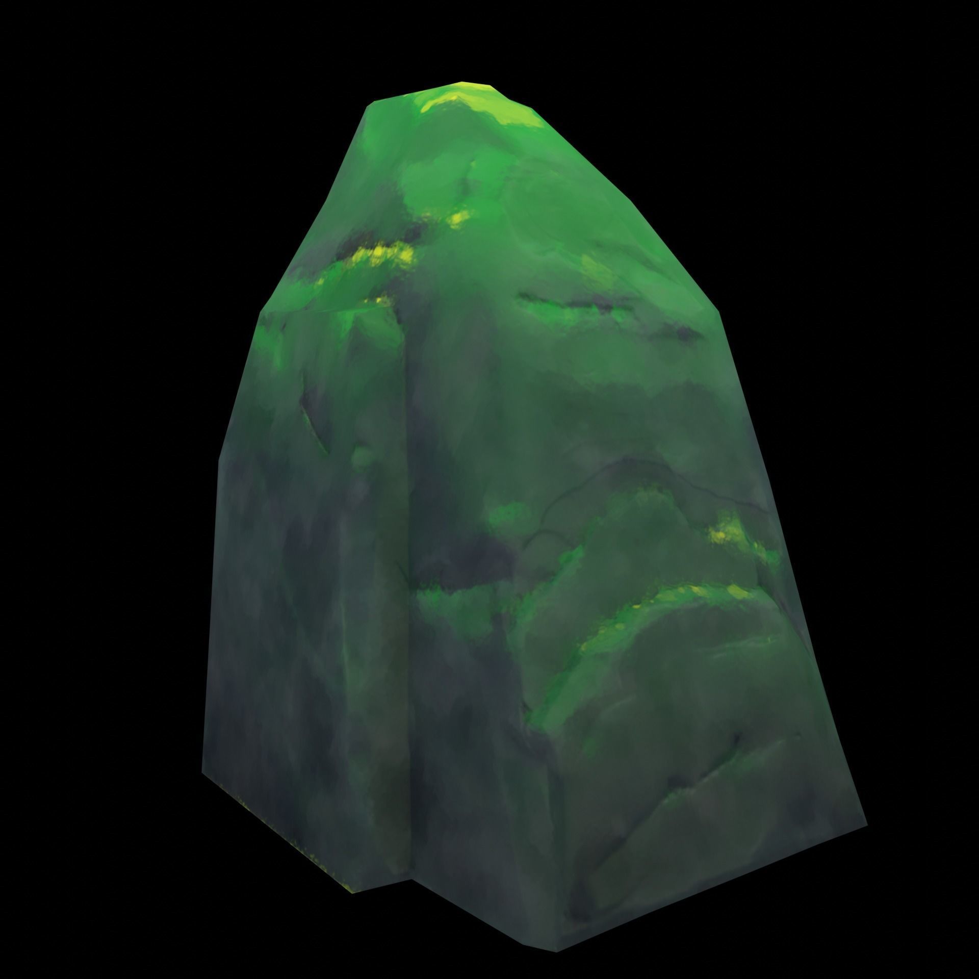 3D model Stylized Ghibli Rocks 2 VR / AR / low-poly | CGTrader