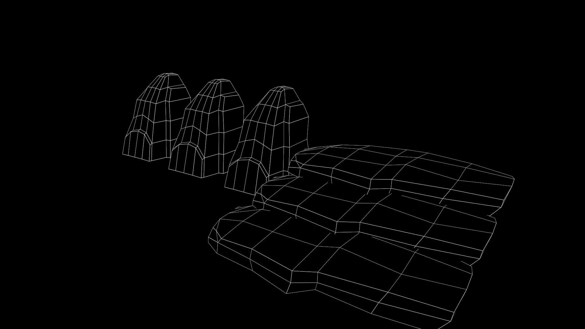 3D model Stylized Ghibli Rocks 2 VR / AR / low-poly | CGTrader