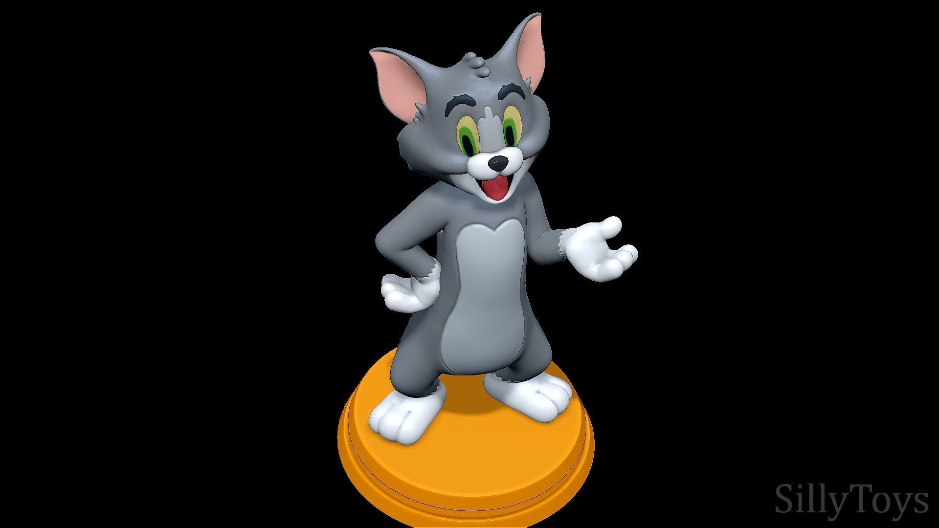 Tom - Tom and Jerry 3D model 3D printable | CGTrader