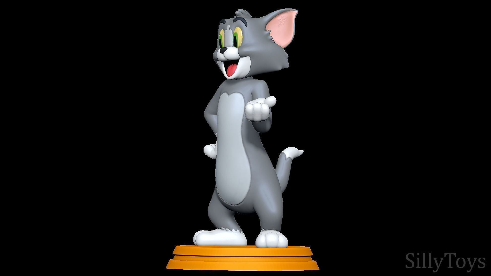 Tom - Tom and Jerry 3D model 3D printable | CGTrader