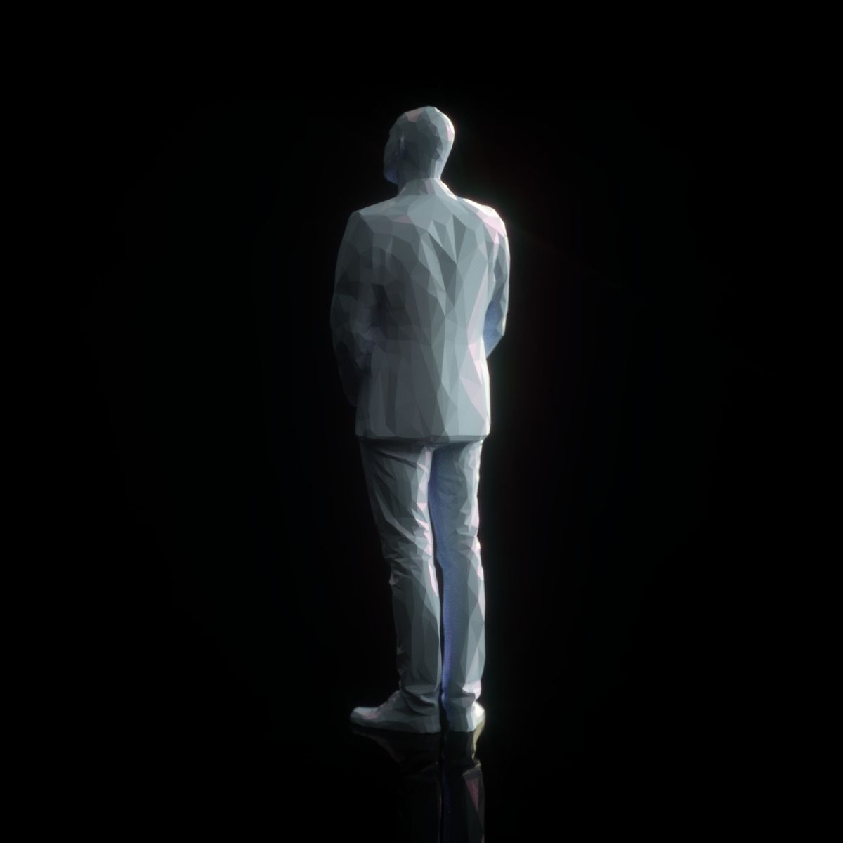 3D model Male Standing Low Poly VR / AR / low-poly | CGTrader