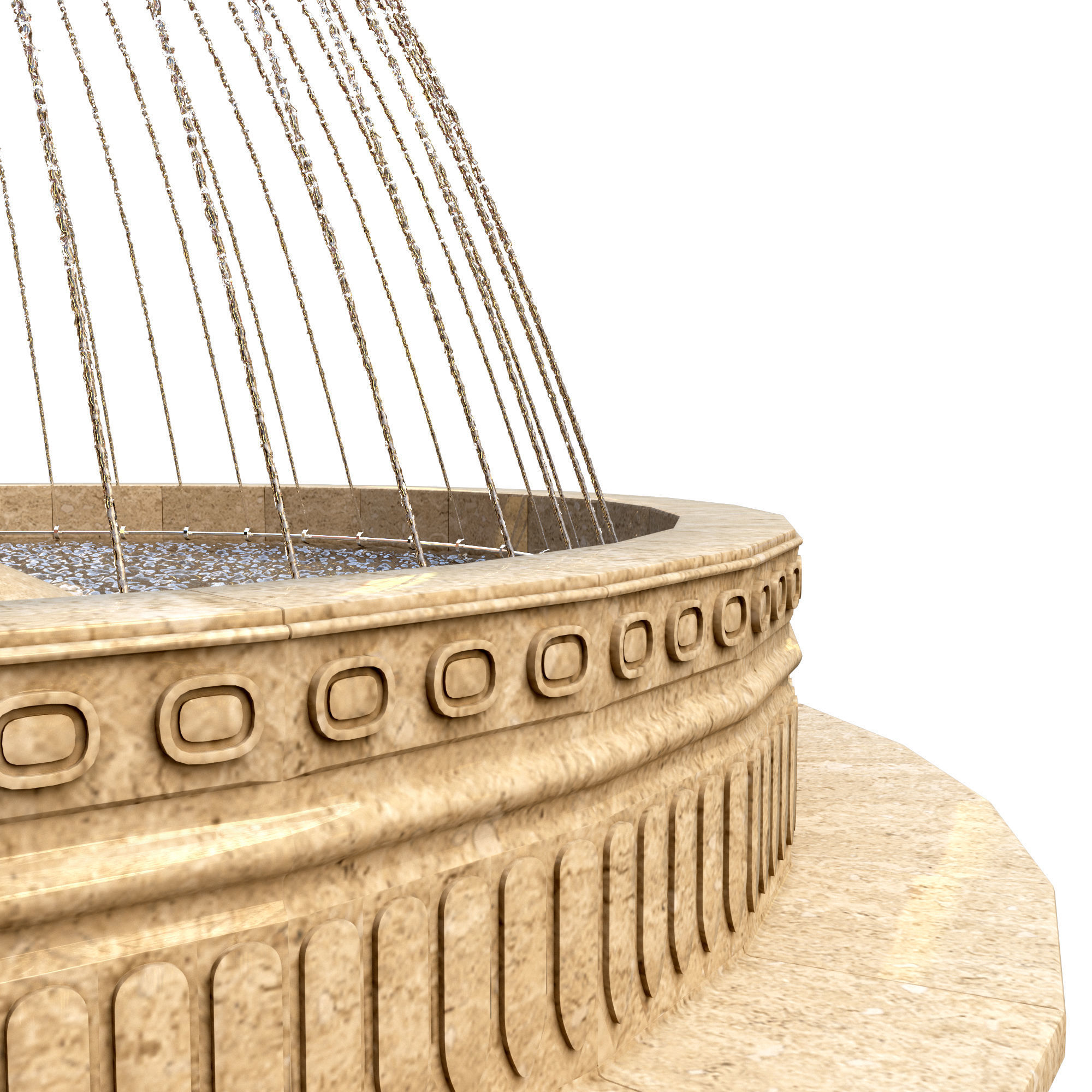 Classic Garden Fountain - Water Feature 3D model | CGTrader