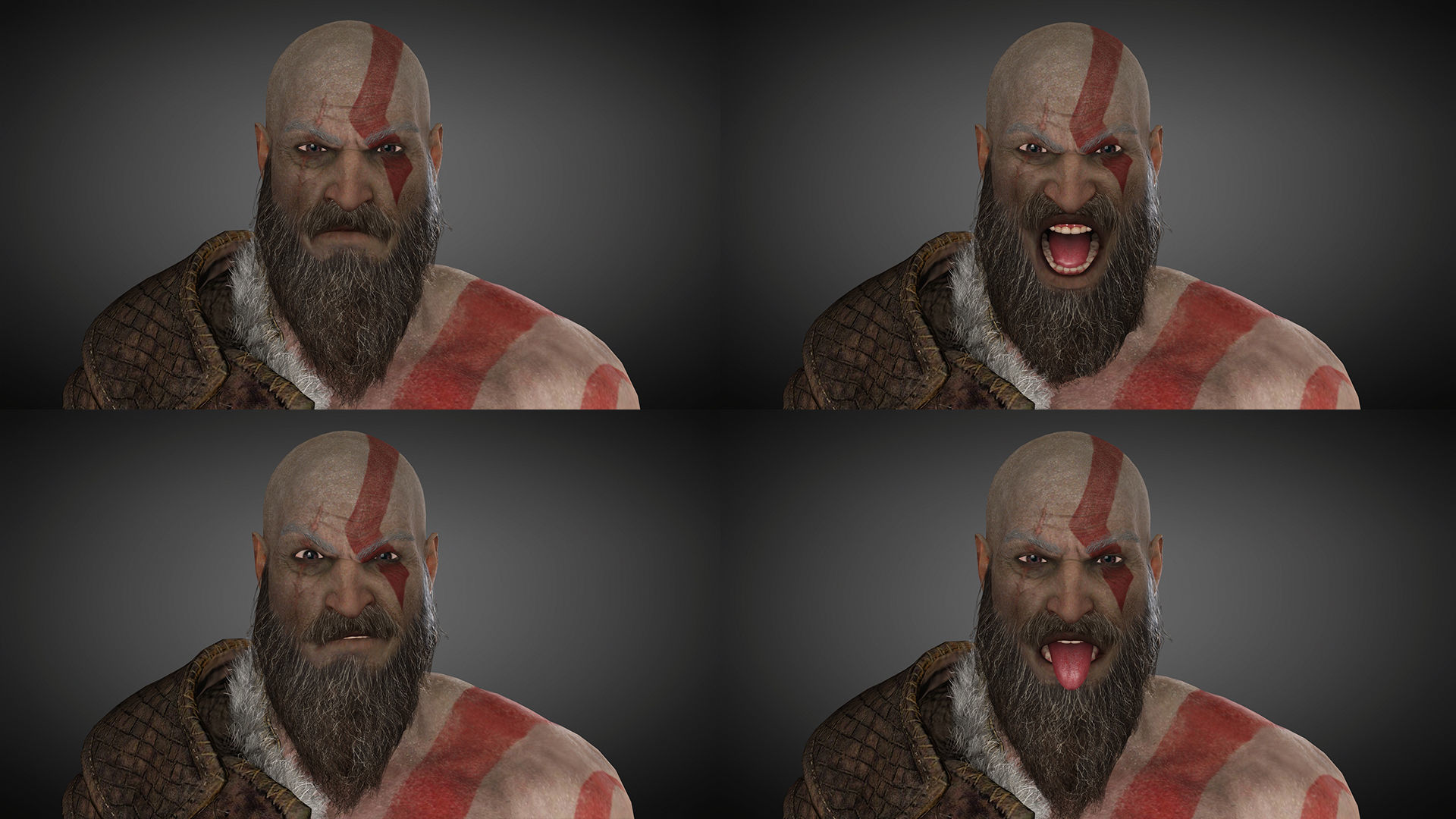 3D model God Of War kratos VR / AR / low-poly | CGTrader