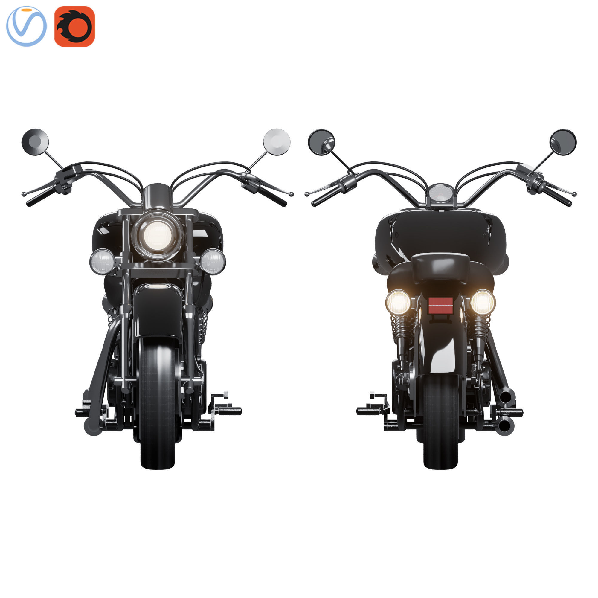 Honda Shadow 3D model | CGTrader
