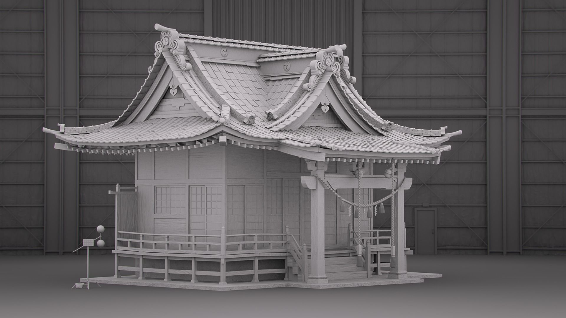 Shinto Shrine Japanese Temple 3D model | CGTrader