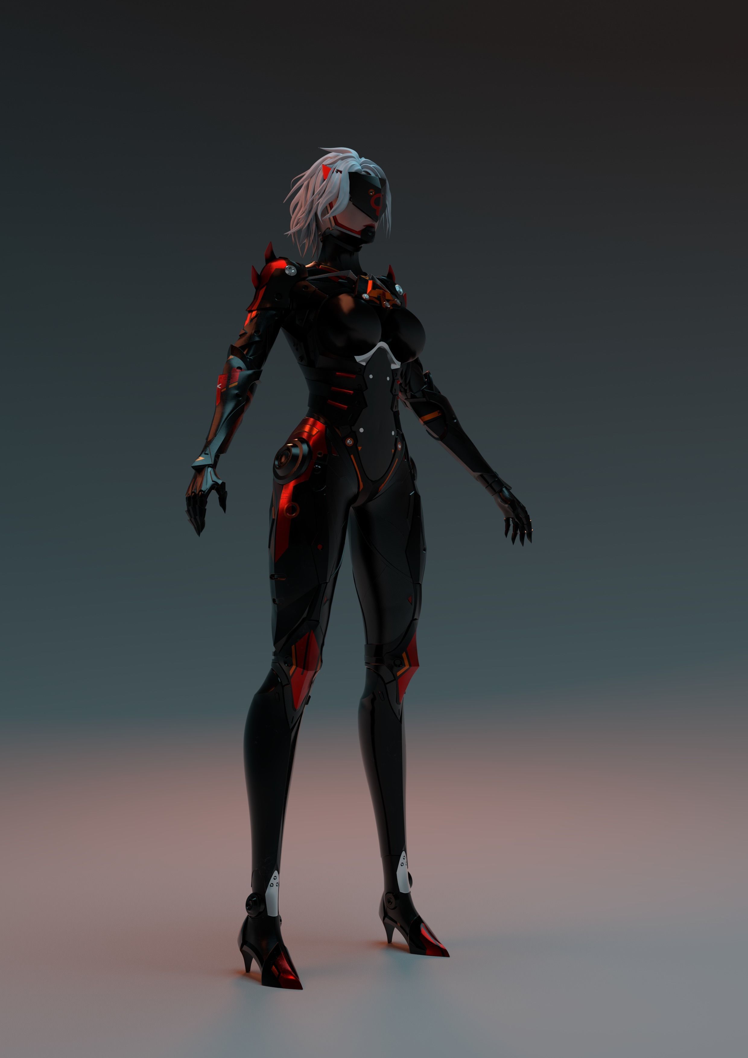 Kelly - Soldier Girl 3D model | CGTrader