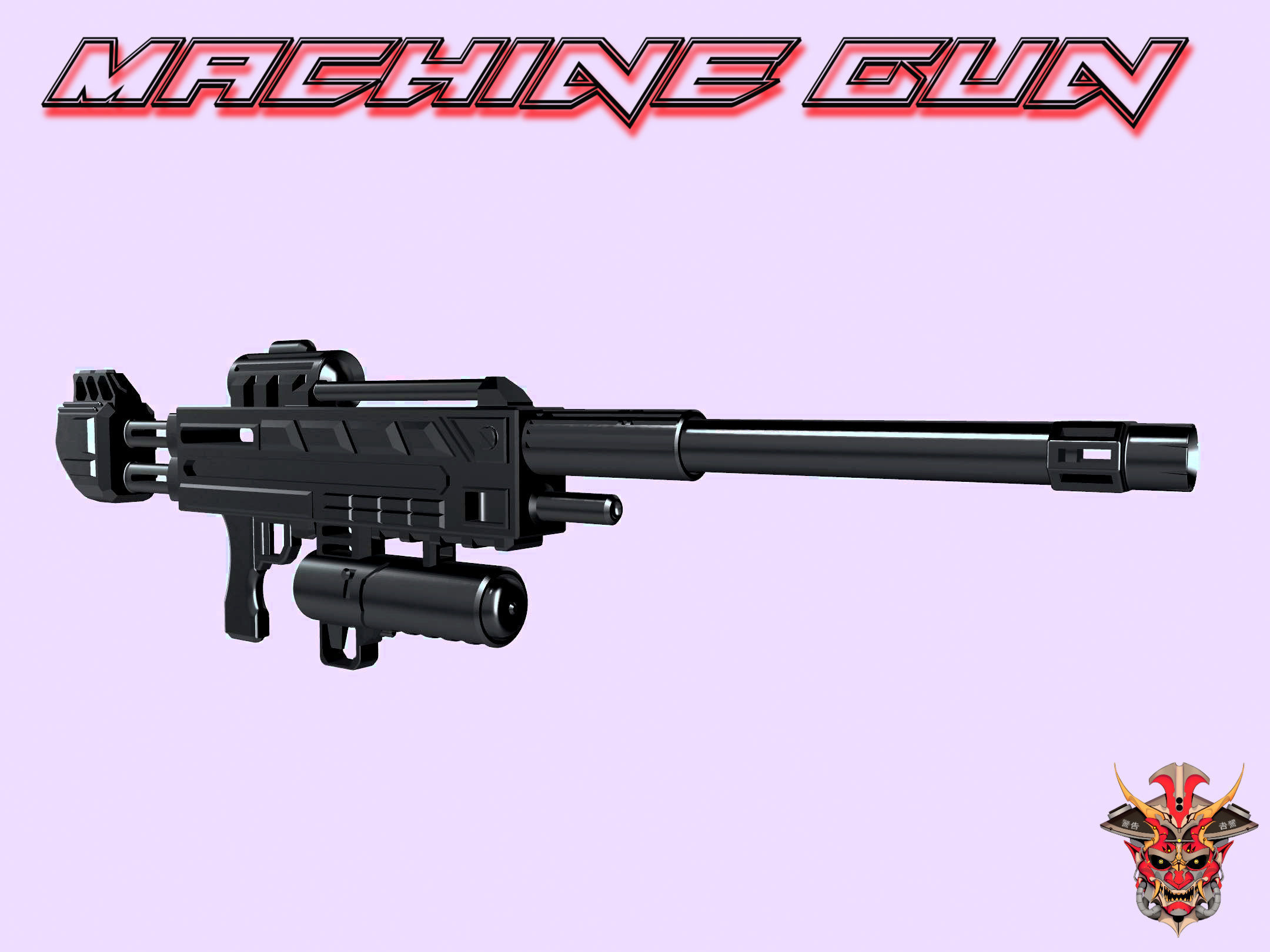 Gundam Machine Gun 3D model 3D printable | CGTrader