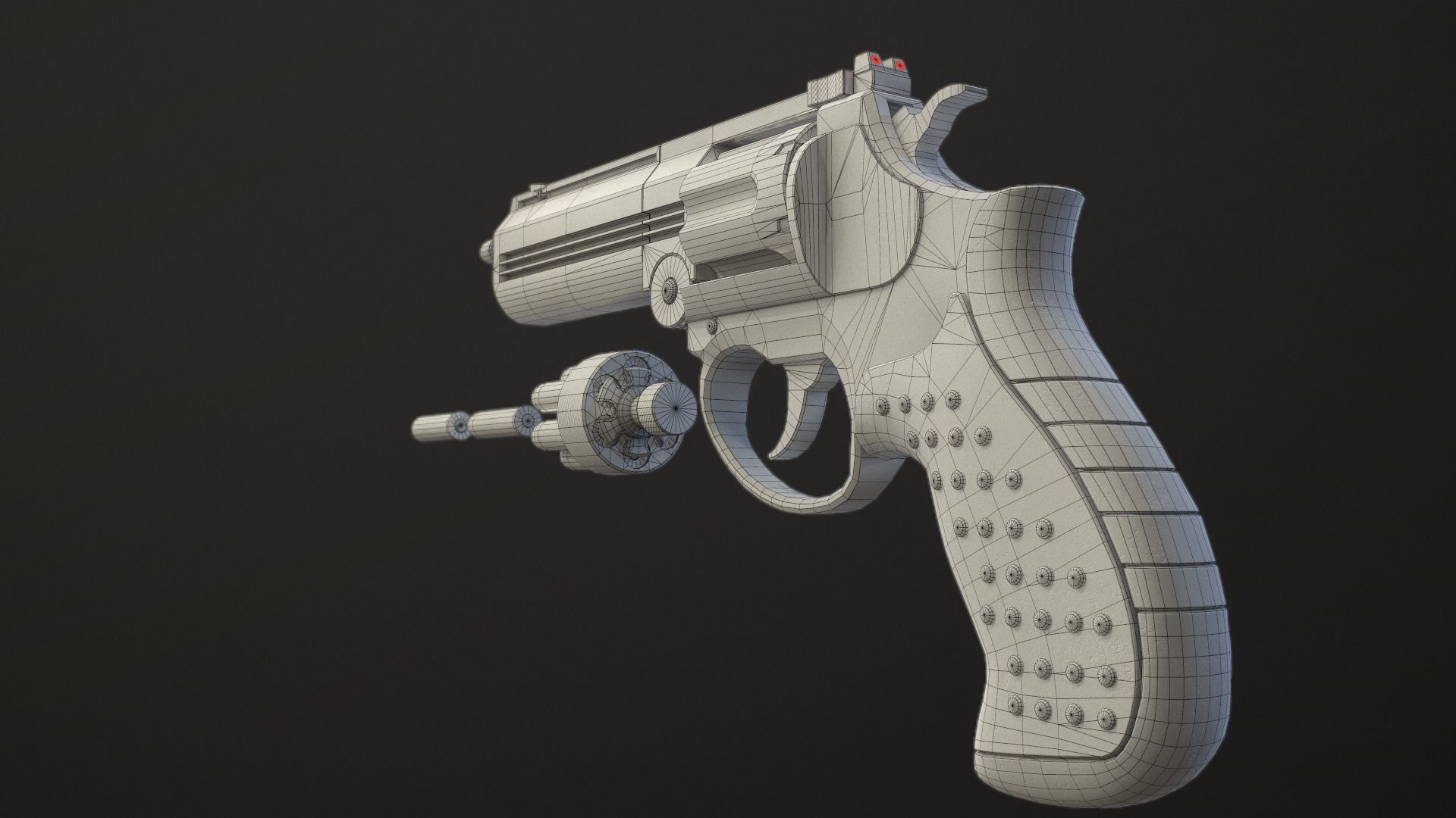 3D model MP-412 Rex Model and Textures VR / AR / low-poly | CGTrader