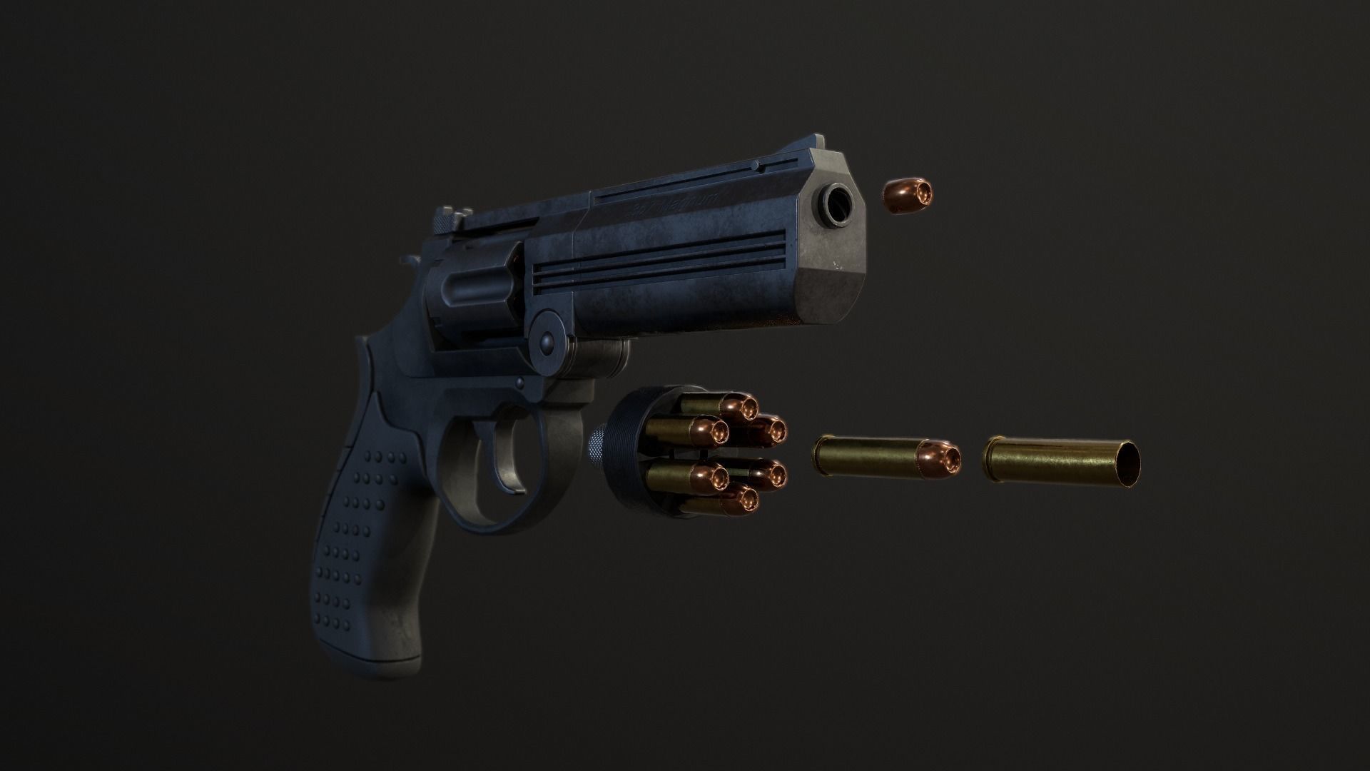 3D model MP-412 Rex Model and Textures VR / AR / low-poly | CGTrader