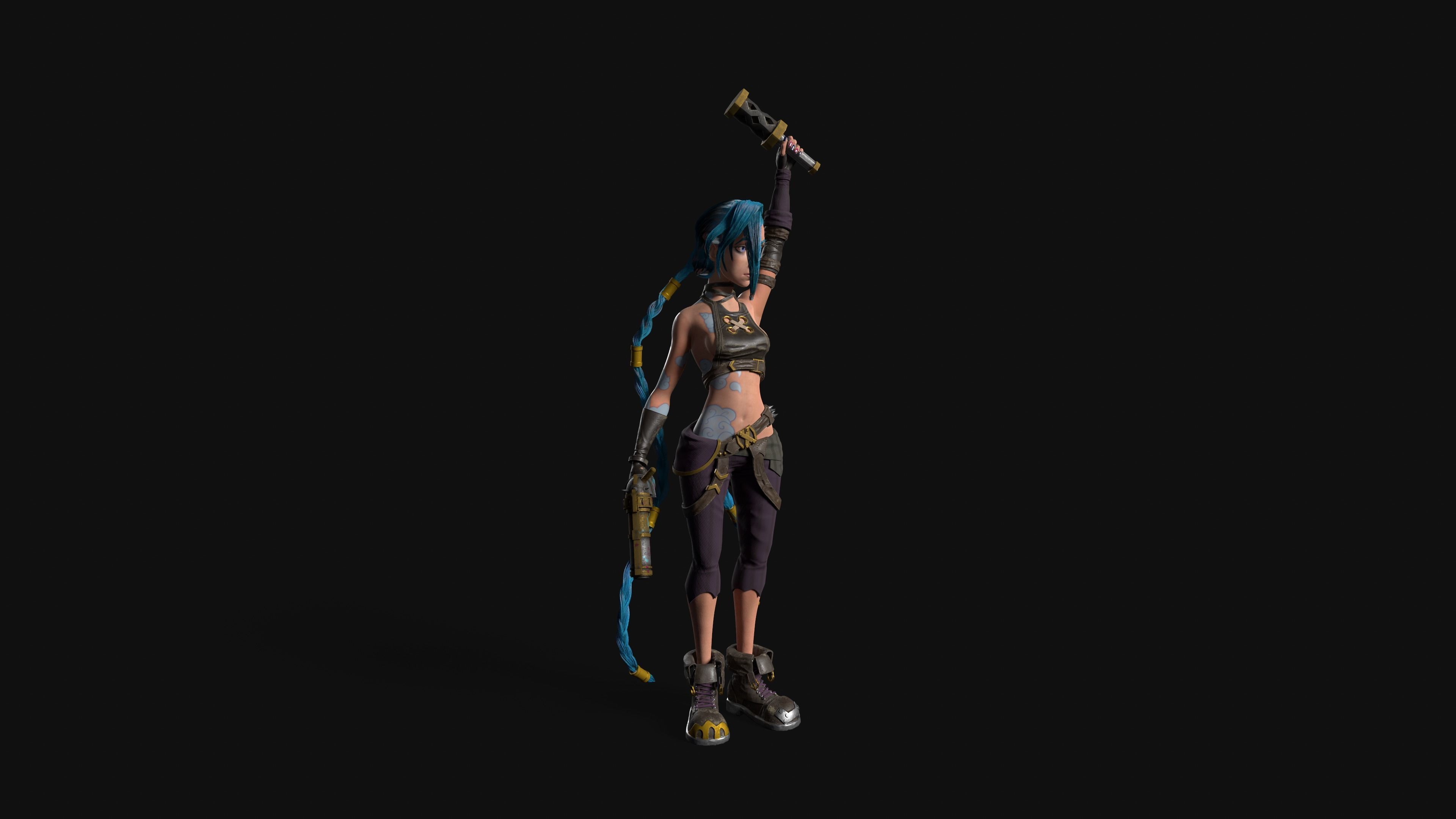 Jinx Arcane 3D model 3D printable | CGTrader