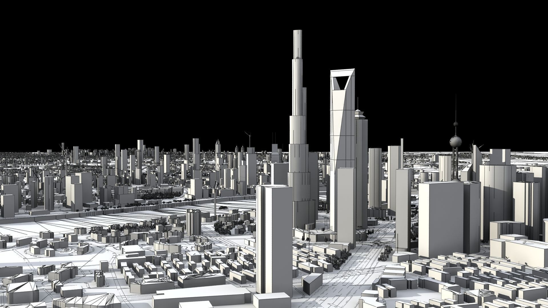 Shanghai City China 3D model | CGTrader