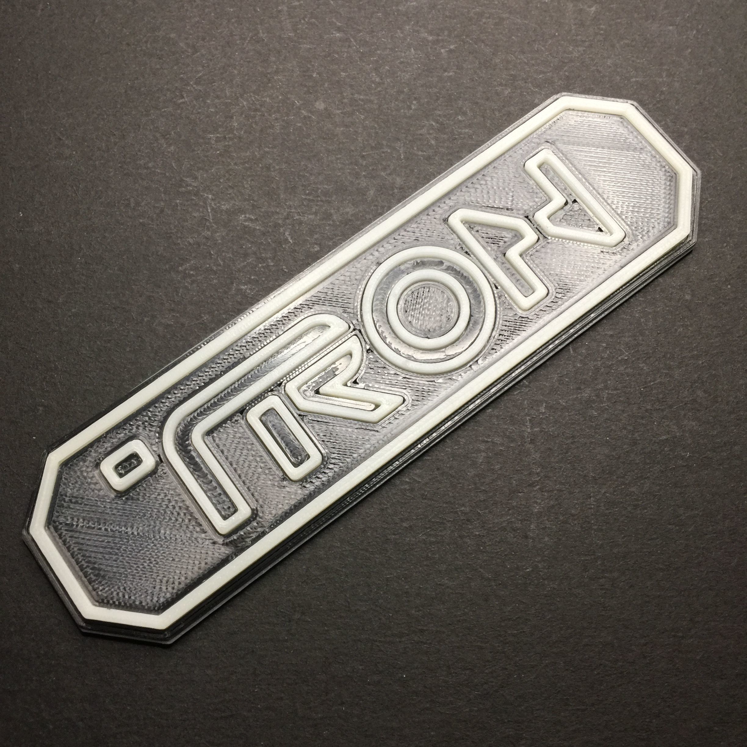 Tron Emblem Badge 3D model 3D printable | CGTrader