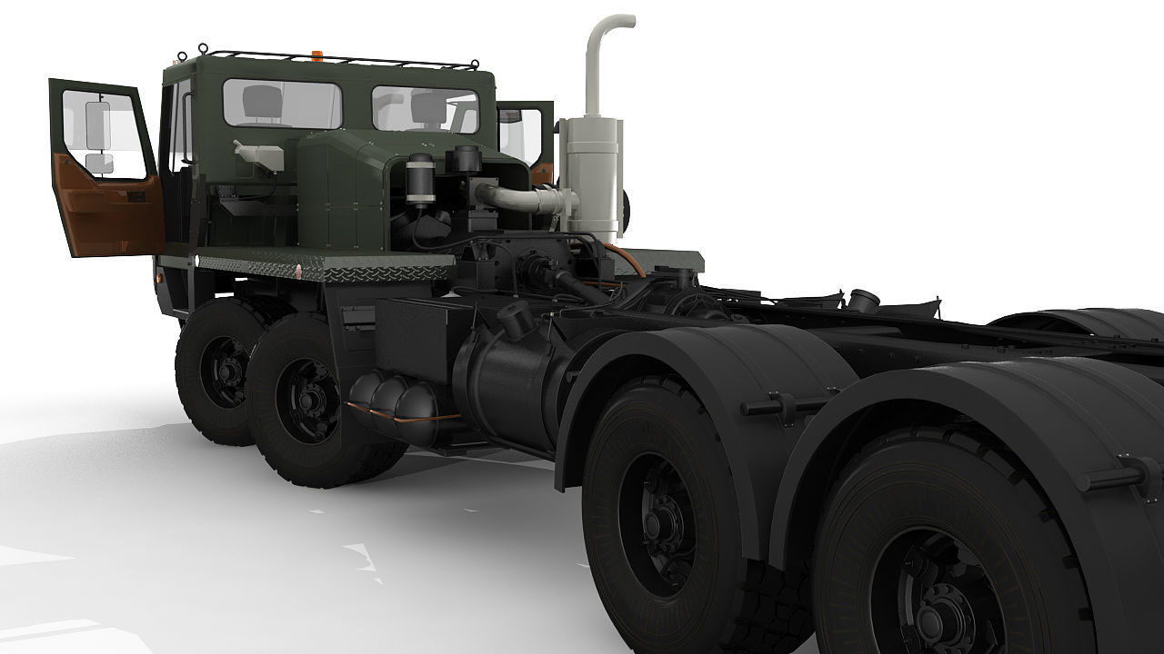 KRAZ -7634 3D model rigged | CGTrader