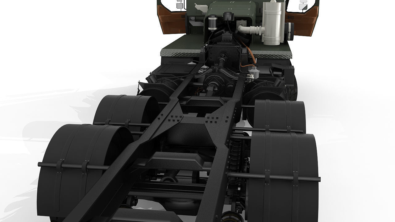 KRAZ -7634 3D model rigged | CGTrader