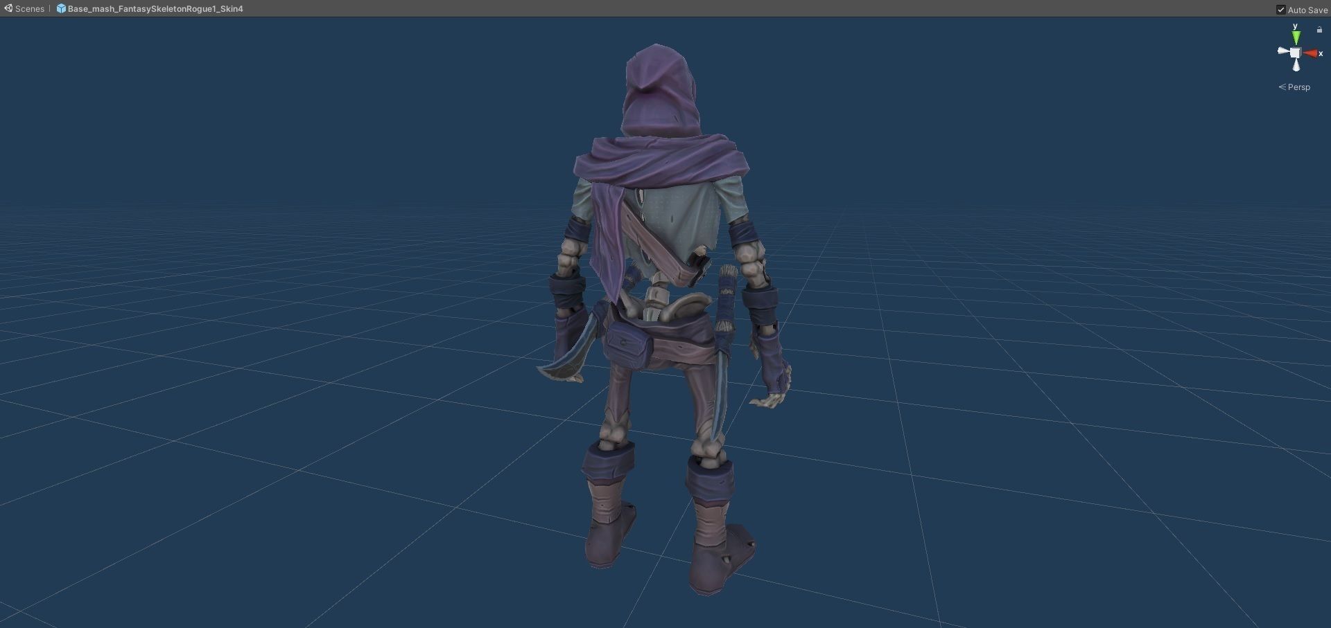 3D model Fantasy Skeleton Rogue 1 VR / AR / low-poly | CGTrader
