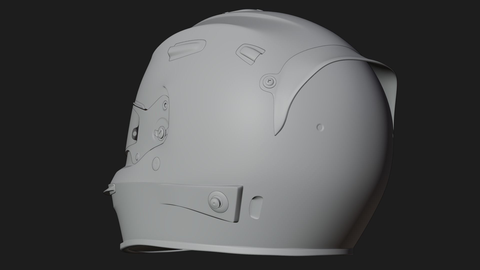Racing Helmet free 3D model | CGTrader