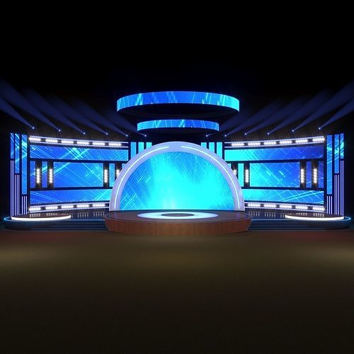 Stage Design 3D model | CGTrader
