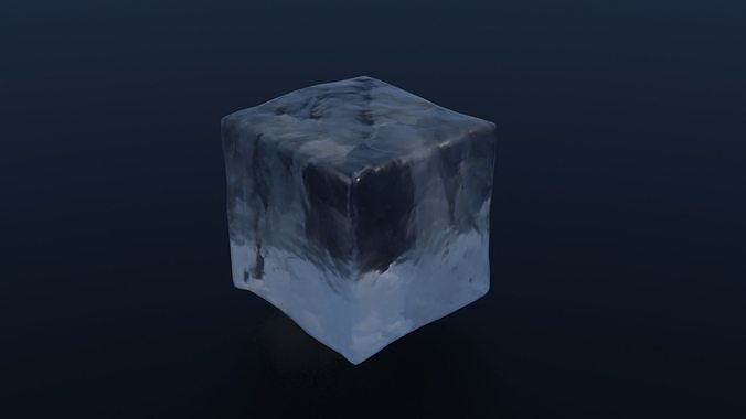 3D model Ice cube VR / AR / low-poly | CGTrader