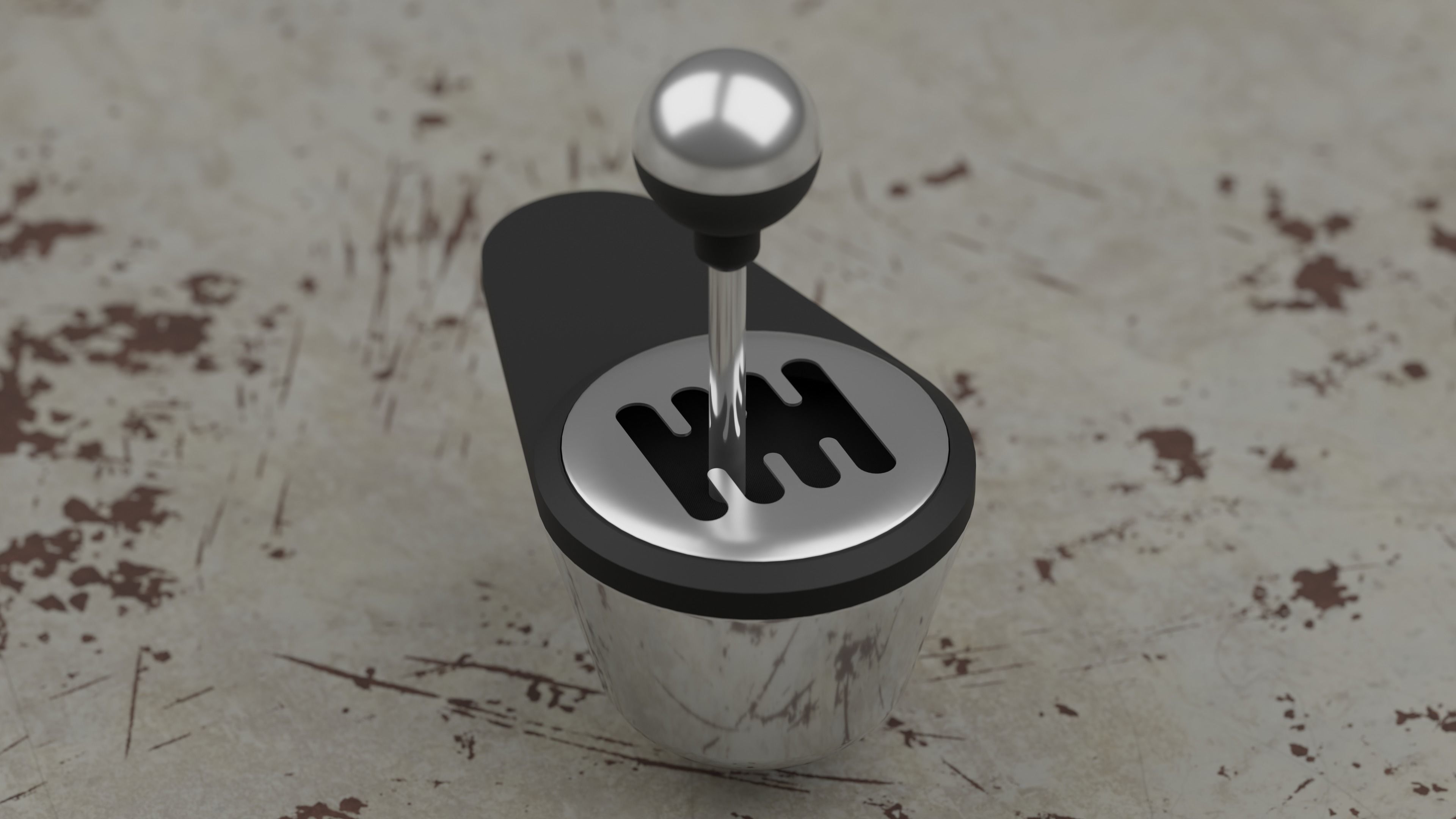 H-pattern shifter Trustbachelor TB8A for racing simulator free 3D model ...