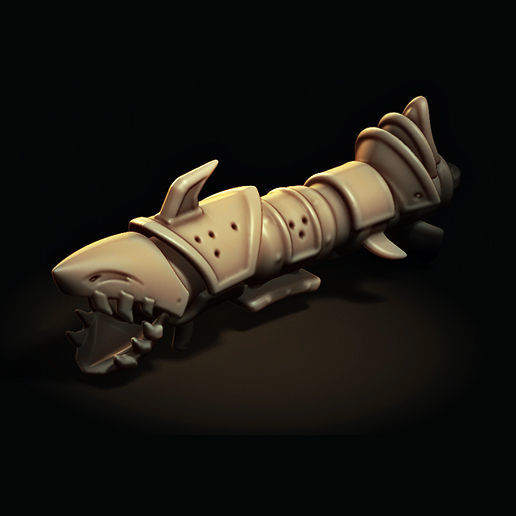 Jinx Fishbone Rocket Keyholder Arcane 3D model 3D printable | CGTrader
