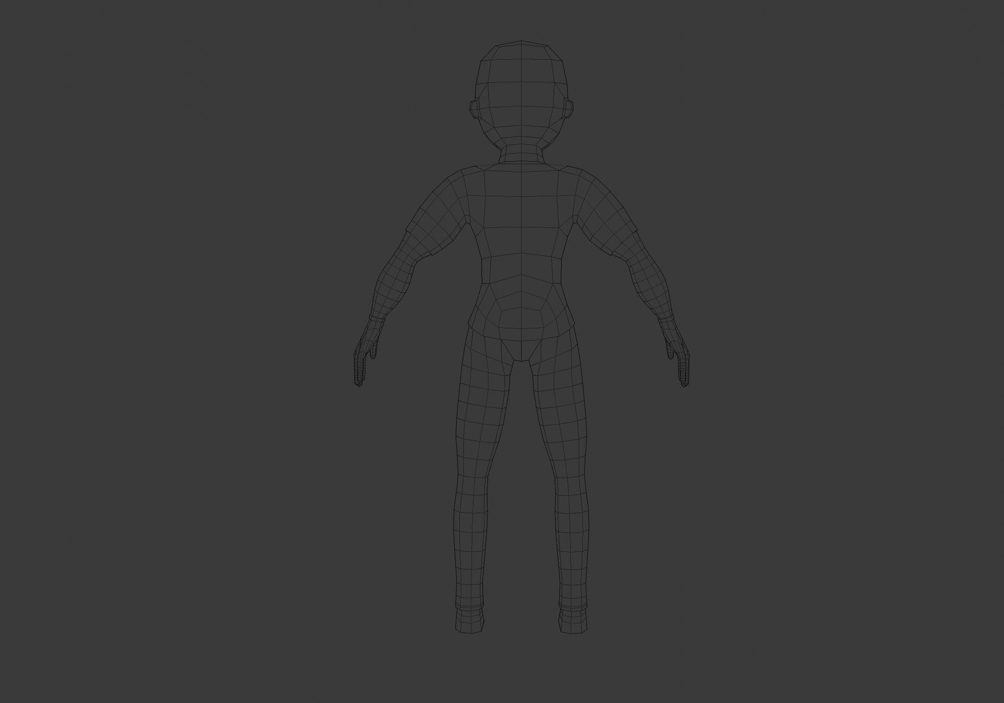 strong cartoon man 3D model | CGTrader