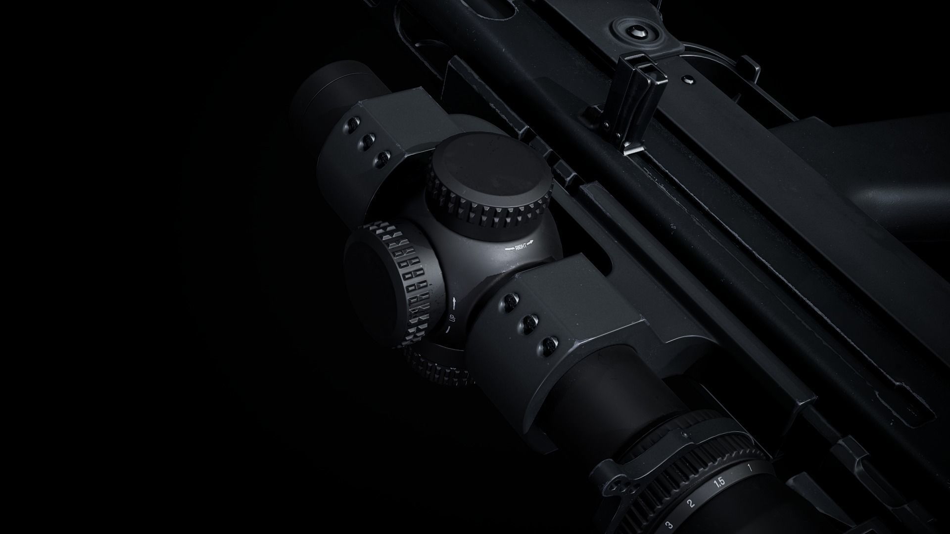 3D model Vortex Razor HD 1-10x Scope PBR VR / AR / low-poly | CGTrader