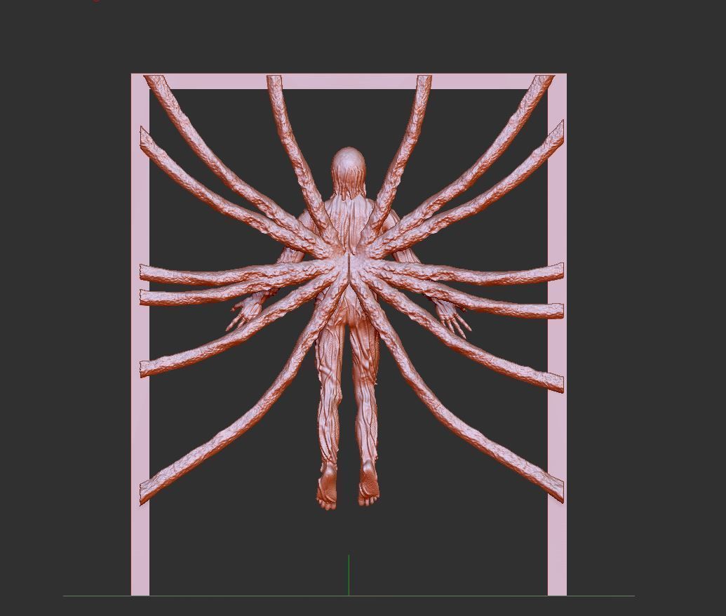 vecna man in shape of spider 3D model 3D printable | CGTrader
