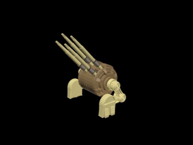 Jupitel cannon 3D model | CGTrader