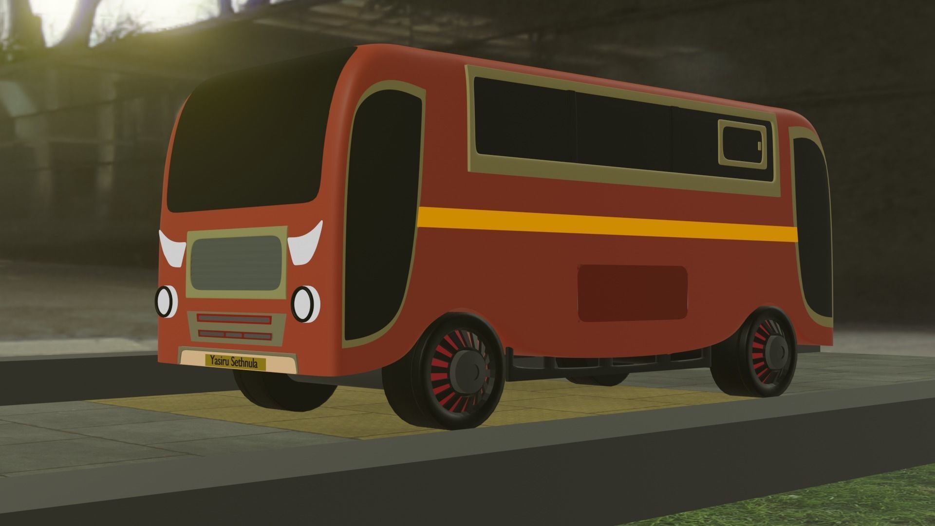 Free 3D bus model free 3D model | CGTrader