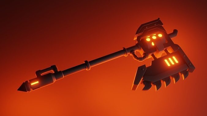 Battlecast Nasus Axe from League of Legends 3D model 3D printable ...