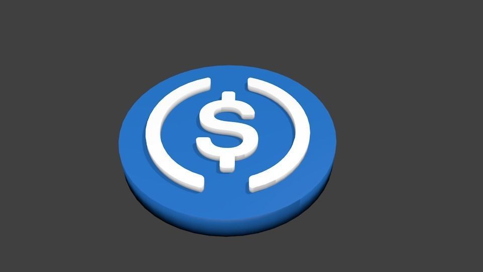 USDC LOGO 3D model | CGTrader