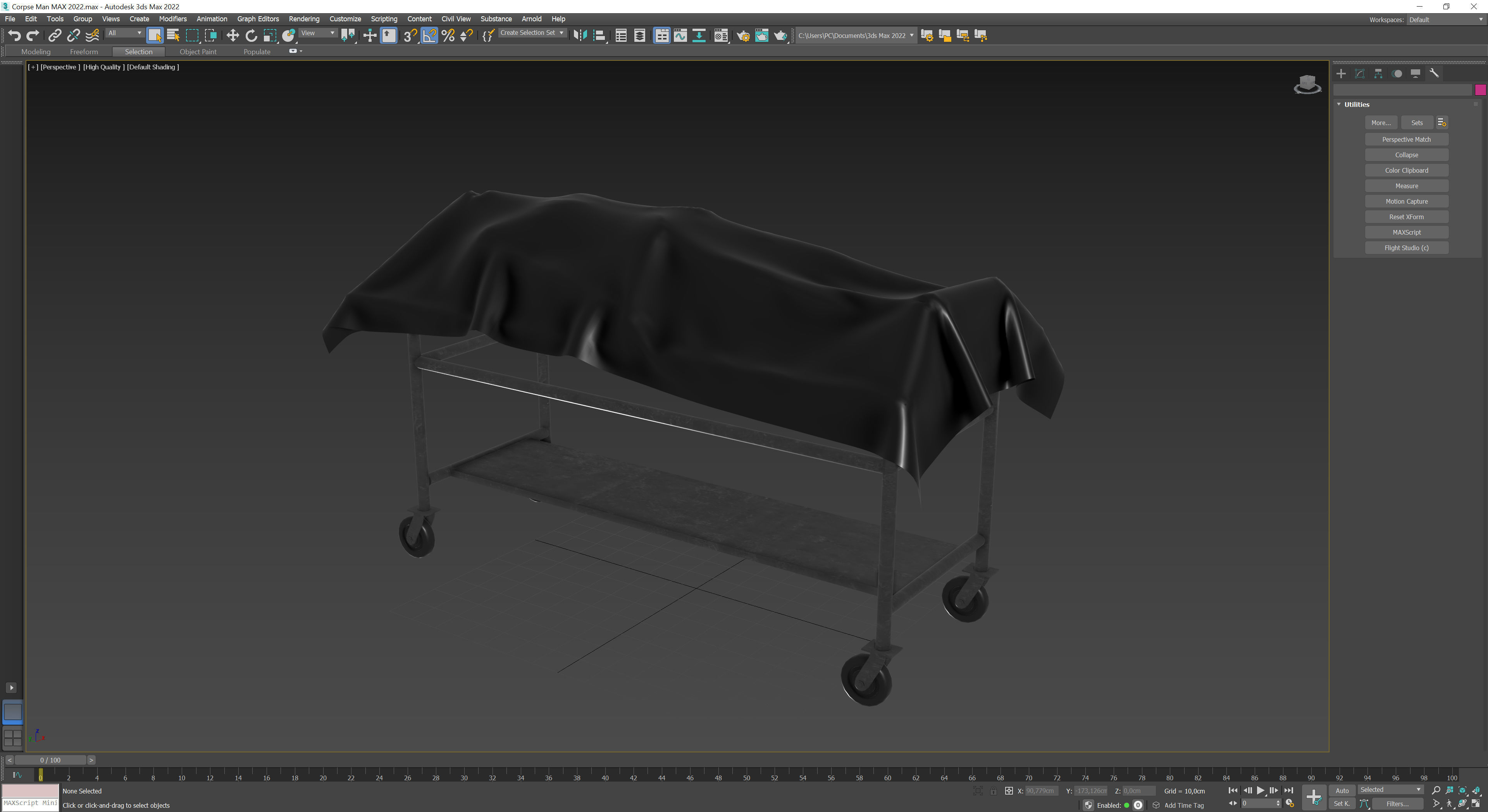 3D model Man corpse VR / AR / low-poly | CGTrader