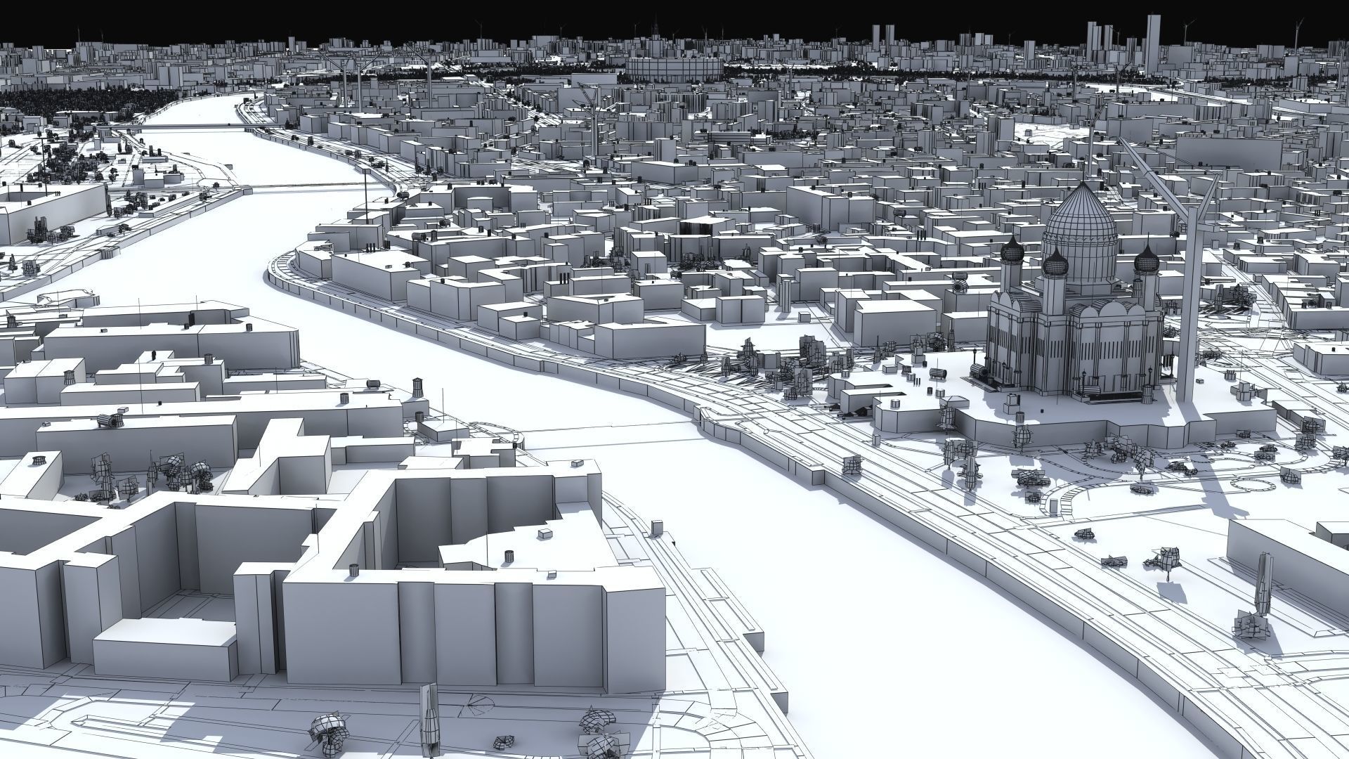 3D Model Collection European Cities VR / AR / low-poly | CGTrader