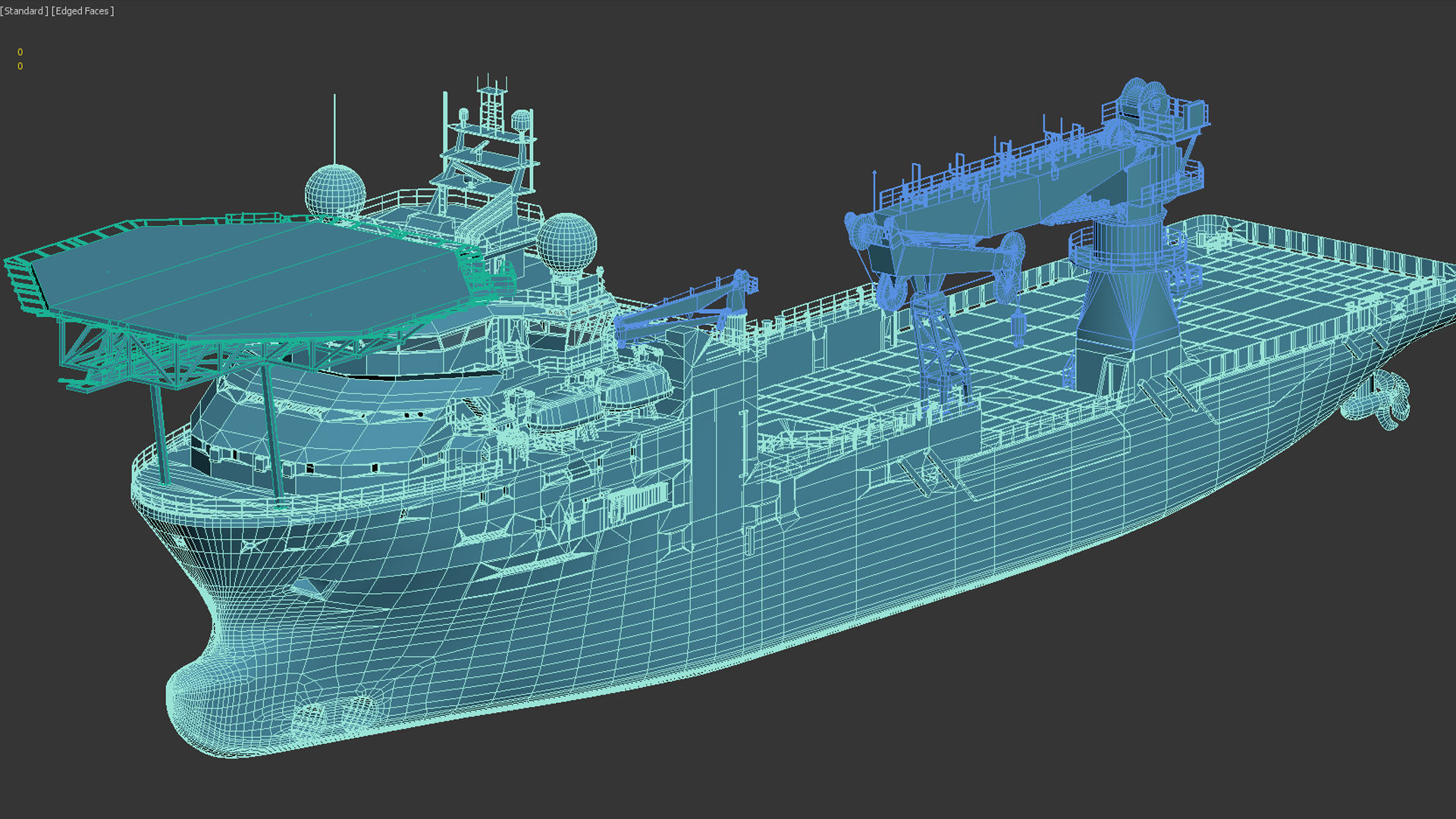 Offshore Platform Supply Vessel 3D model | CGTrader