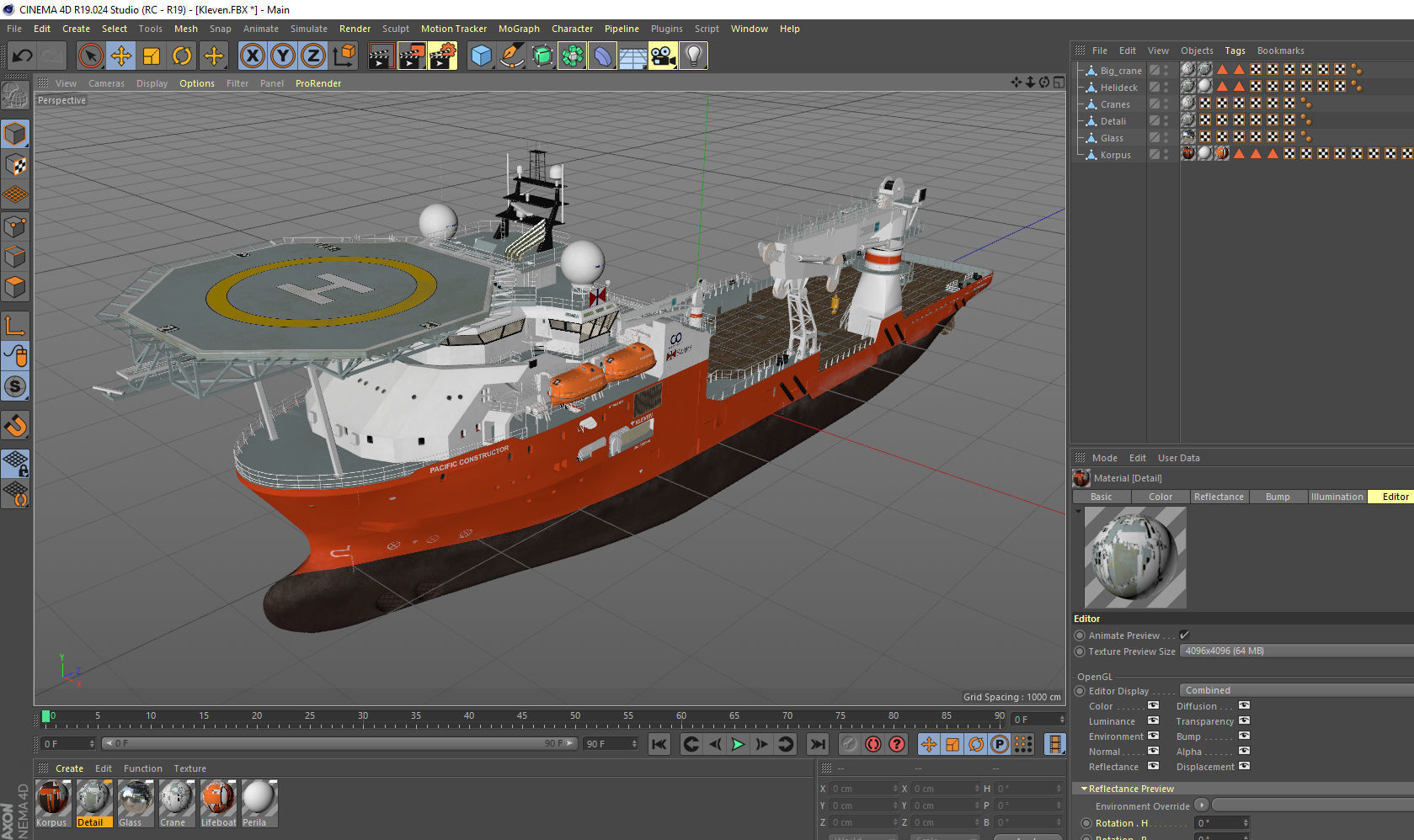 Offshore Platform Supply Vessel 3D model | CGTrader